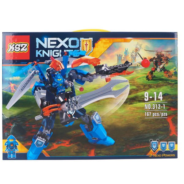 Nexo Knight Children Playing Blocks - Abc Sources
